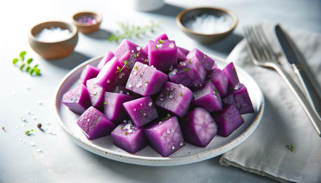 Lectin-Free Boiled purple potatoes